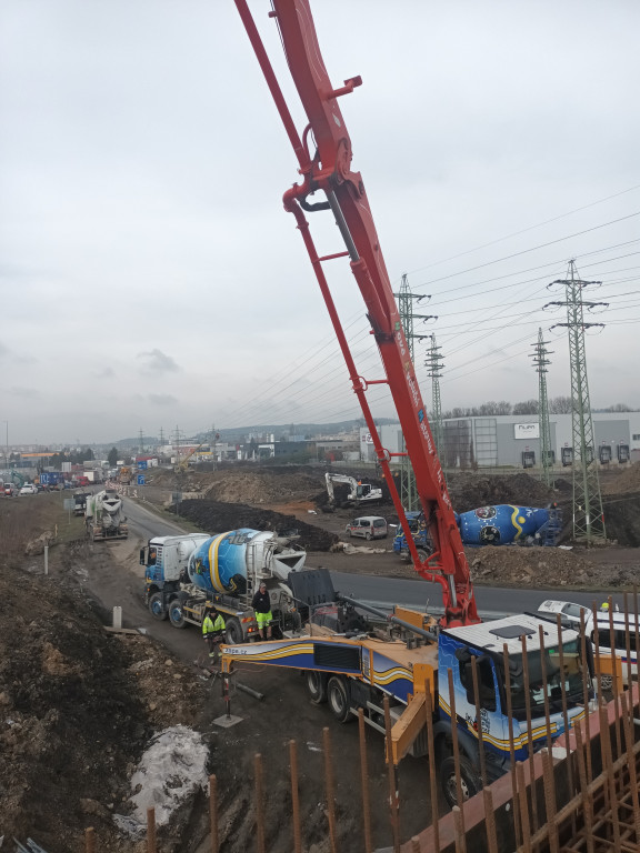 Přestavba křižovatky D10 MÚK Kosmonosy | ZAPA beton